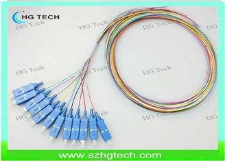 China 0.9mm Fiber Optical Pigtail SC,12 Colors,g652d fiber optical cable supplier