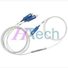 China 1*2 Mini Steel Tube Fiber Optic Splitter with SC connector supplier
