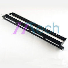 China UTP RJ45 24 Port CAT5E Patch Panel With Cable Manager supplier