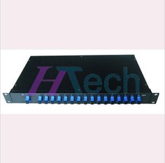 China 19Inch SC/UPC FTTH 1*16 Fiber Oplitter Box for Rack Mounted Fiber Terminal Box supplier