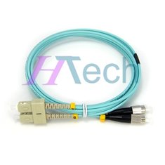 China 50/125 OM3 Duplex SC/FC Fiber Optic Patch Cable supplier