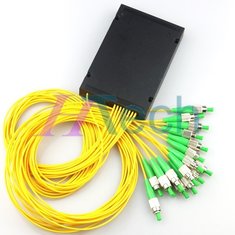 China ABS Box 1*16 PLC Splitter With FC/APC Connector For FTTH,1In 16 Out supplier