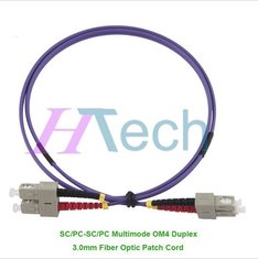 China SC/UPC-SC/UPC OM4 Fiber Optic Patch Cable Duplex supplier