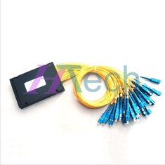 China ABS Box 1*32 Fiber Optic PLC Splitter With SC/UPC Connector For FTTH supplier
