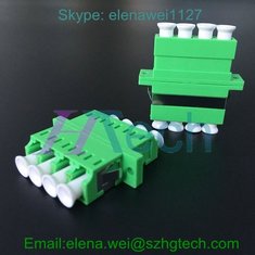 China LC/APC Quad Fiber Optic Adapter supplier