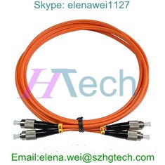China Orange Color Multimode Duplex FC/FC Fiber Cable, MM Patch Cord supplier