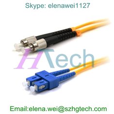 China SC-FC Fiber Optic Patch Jumper Singlemode Duplex 2.0/3.0mm supplier