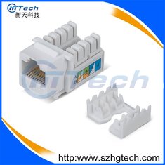 China RJ45 Socket Cat6 Keystone Jack UTP 90 Degree supplier