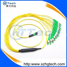 China MPO-FC/APC 12Core Fiber Optic Patch Cord supplier