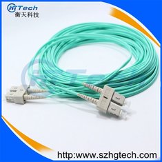 China SC/SC Fiber Patchlead OM3, PVC/LSZH Jacket,G652D Fiber Optical Cable supplier