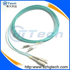 China OM3 Duplex Fiber Optic Patchcord Cable SC To LC supplier