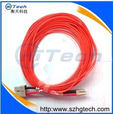 China SC / LC 62.5/125 MM Duplex 3.0MM 5M Fiber Optic Patch Cord supplier