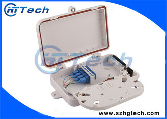 China Indoor Loaded 4Port SC / UPC Fiber Optic Terminal Box With Pigtail And Adapter supplier