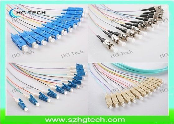 Round Type SC/apc Fiber Optic Pigtail 0.9mm Fanout Fiber Pigtail supplier