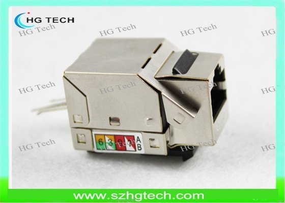 STP Cat5e/Cat6 Keystone Jack 90Degree Dual IDC for RJ45 Patch Panel supplier
