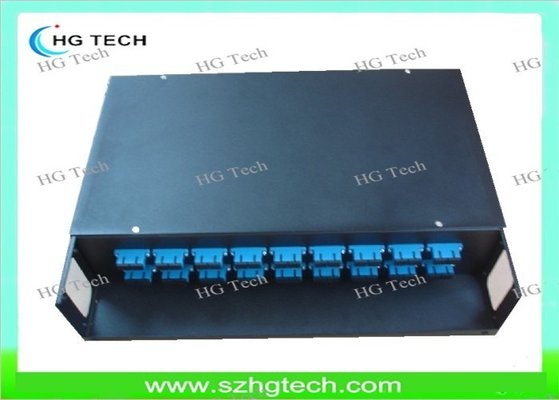 2U 36Core Fiber Patch Panel With SC Duplex Fiber Optic Adapter supplier