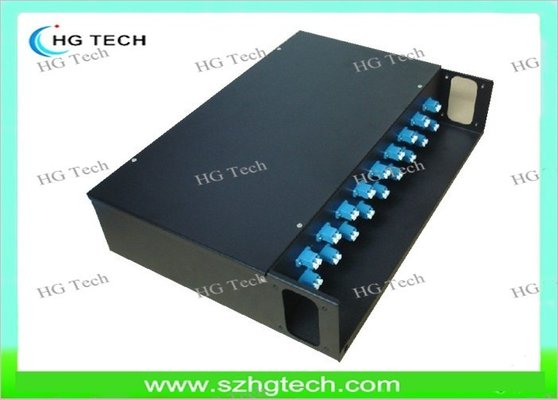 2U 36Core Fiber Optical Patch Panel With 1.2M LC fiber pigtail 0.9mm supplier