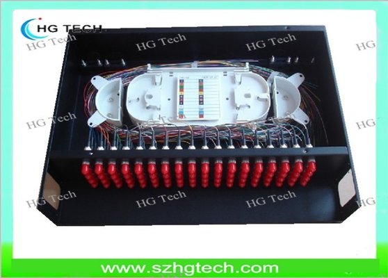 2U 72Core ST Fiber Optical Patch Panel With 1.5M ST fiber pigtail 0.9mm supplier