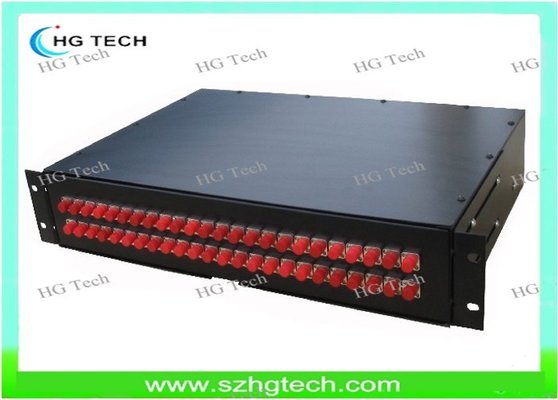 Sliding type 2U 48Port  FC Fiber Optic Patch Panel,1.2M FC Fiber Optical Pigtail supplier