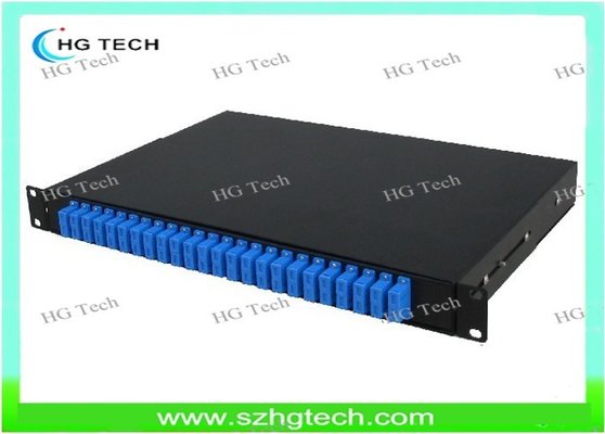 Sliding type Duplex SC 1U 24Port  Fiber Optic Patch Panel 19inch Fiber Patch Panel supplier