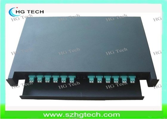Rack Mount Pacth Panel Optic 12Port  FC Fiber Adapter With 1.2m FC Fiber Optic Pigtail supplier