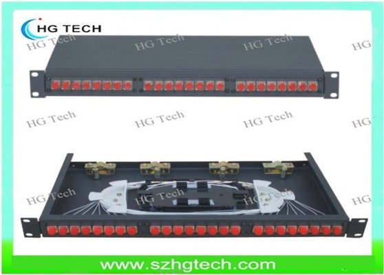Rack Mount ODF FC Type Fiber Optic Patch Panel,Square Type FC Fiber Adapter supplier
