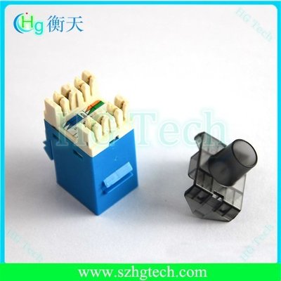 Cat6 Keystone Jack AMP RJ45 Jack, 180 Degree RJ45 Keystone Jack supplier