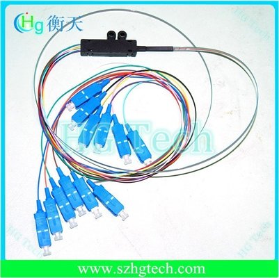 Ribbon Fiber Optic Pigtail SC/LC ,12 Colors Fiber Cable,Singlemode Fiber Optical Cable supplier