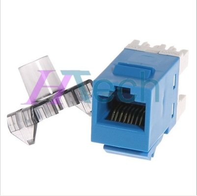 Cat6 Keystone Jack,110IDC,180Degree AMP Cat6 Jack  For Cat6 Patch Panel supplier