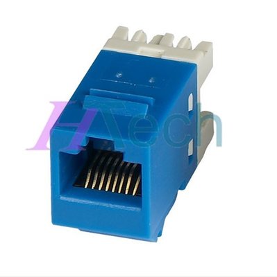 Cat6 Keystone Jack,110IDC,180Degree AMP Cat6 Jack  For Cat6 Patch Panel supplier