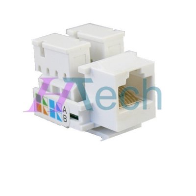 Cat5E AMP Keystone Jack,110IDC, 90Degree For Cat6 Patch Panel supplier