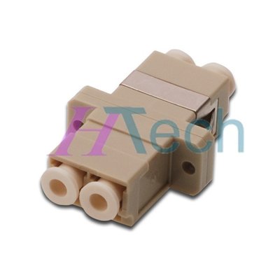 Duplex LC Fiber Adapter, Beige Color supplier