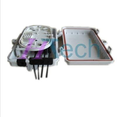 Good quality  FTTH Cutomer Terminal Box, 4Core SC Mini Fiber Optic Distribution Box supplier
