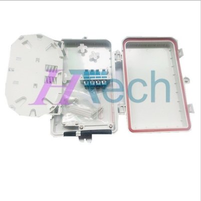 Good quality  FTTH Cutomer Terminal Box, 4Core SC Mini Fiber Optic Distribution Box supplier