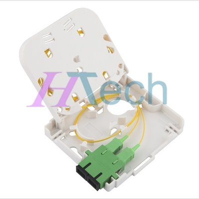 1 ~ 4 Cores 1 Port Fiber Optic Termination Box， LC/SC Duplex Adapter supplier