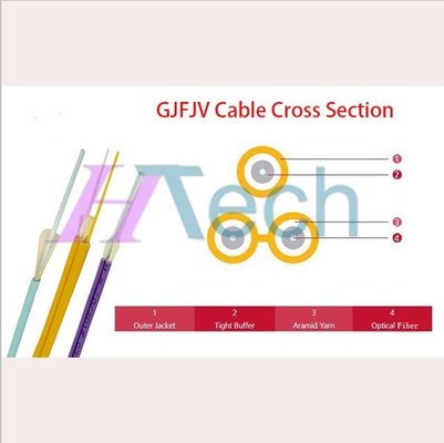 Duplex Optical Cable and Simplex Fiber Optic Cable GJFJV supplier