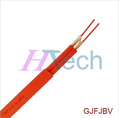 Indoor Duplex Flat Fiber Optic Cable GJFJBV supplier