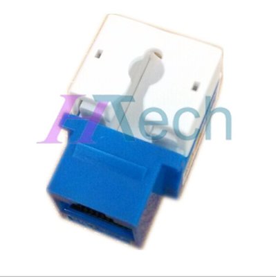 Blue Color Cat6 utp Keystone Jack Dual IDC supplier