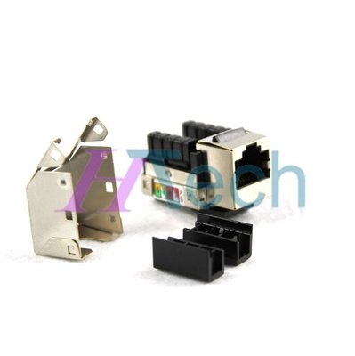 Cat6 Keystone Jack STP, Dual IDC STP Cat6 Modular Jack supplier