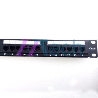 UTP RJ45 Cat6 24 Port  Patch Panel,110IDC/Krone IDC/Dual IDC supplier