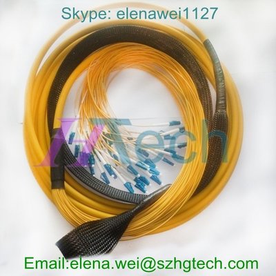Indoor 5Meter LC/LC Singlemode 24Core Fiber Optic Patch Cord Fanout 0.9mm supplier