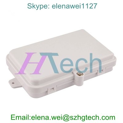 SC Type 4 Port  Fiber Optic Splitter Box Mini FTTH Box supplier