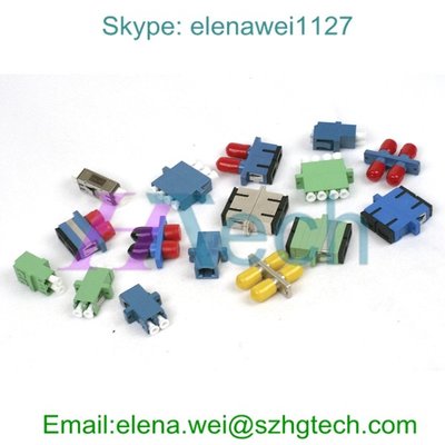 Singlemode Blue Color SC Fiber Optic Adapter LC Optical Adapter supplier