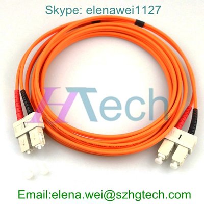 SC/SC Optical Fiber Patch Cord, Simplex/Duplex Fiber Optic Cable, SM/MM Fiber Jumper supplier