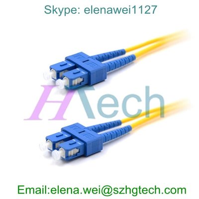 Telecom Type SC/SC Fiber Optical Cable 2mm, PVC/LSZH Outer Jacket supplier