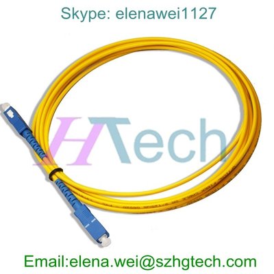 2 Meter SC/UPC-SC/UPC Singlemode Simplex Fiber Optic Patch Cable supplier