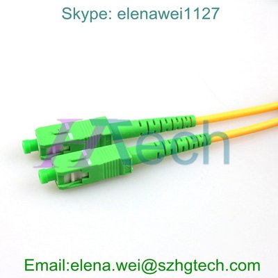 2Meter Simplex Single Mode Patch Cable SC/APC-SC APC supplier