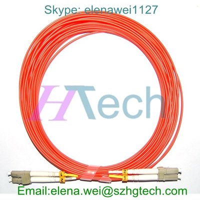 LC to LC 10 Gigabit  50/125 Multimode Duplex Fiber Patch Leads supplier