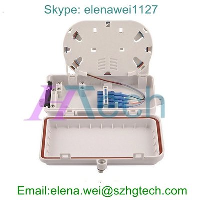 SC/UPC Fiber Optic Customer Box, 4Core SC Mini Fiber Optic Distribution Box supplier