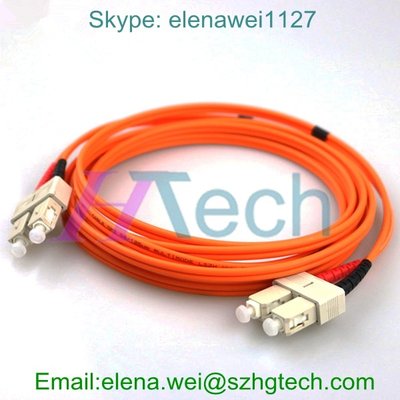 Indoor Optical Fiber Cable SC/SC Singlemode Duplex Patch Cable supplier